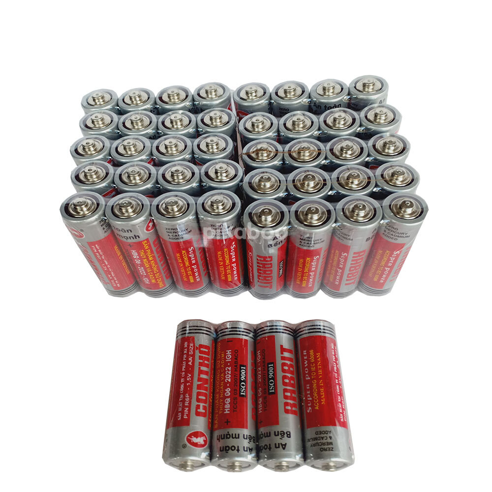 Pin con thỏ 1.5V-AA dùng cho đồ chơi trẻ em | Pikaboo2
