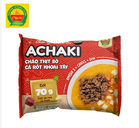 Cháo Cây Thị Achaki | cháo ăn liền Achaki chính hãng giá tốt quận 12 ...
