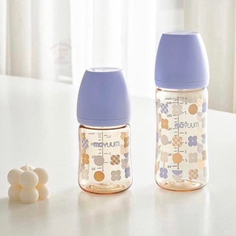 Bình Sữa Moyuum Clover Màu Tím 170/270 ml Chính Hãng Giá Tốt – thienduongtretho.com