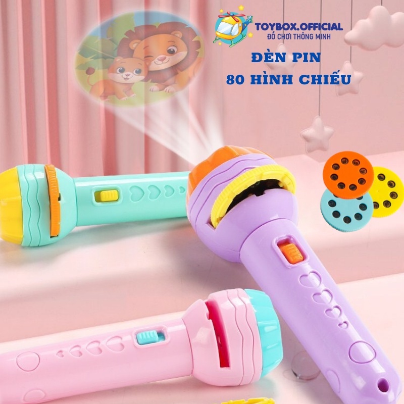 Đồ Chơi Đèn Pin Chiếu Hình 80 Hình – thienduongtretho.com