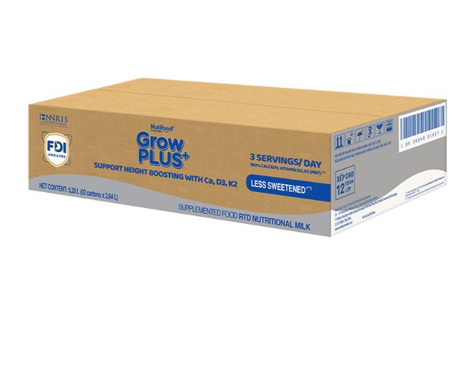 Sữa Pha Sẵn Nutifood Grow Plus+ Bạc 110ml – thienduongtretho.com