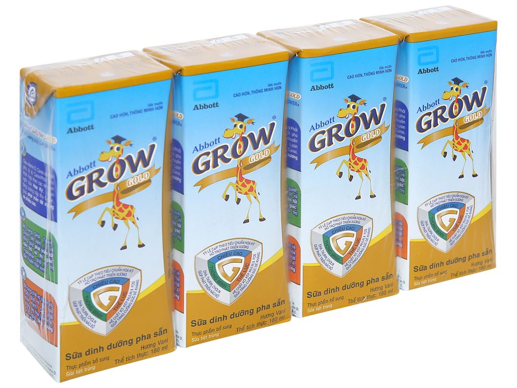 Sữa Bột Pha Sẵn Abbot Grow Gold| Thùng 48 Hộp Sữa Nước Abbott Grow ...