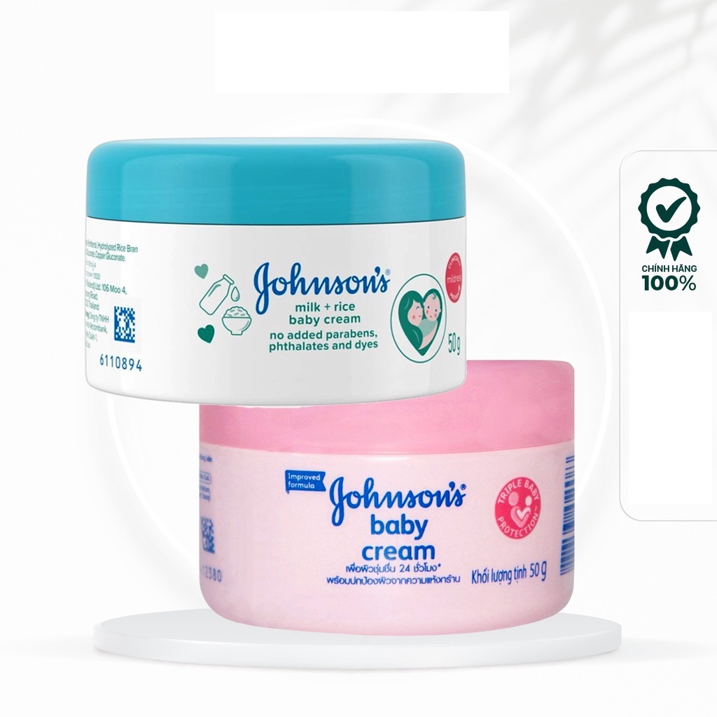 Kem Dưỡng Ẩm Johnson's Baby Cream 50g – thienduongtretho.com