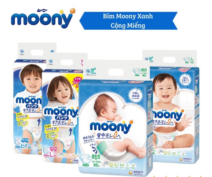 Tã Bỉm Moony Cộng Miếng – thienduongtretho.com