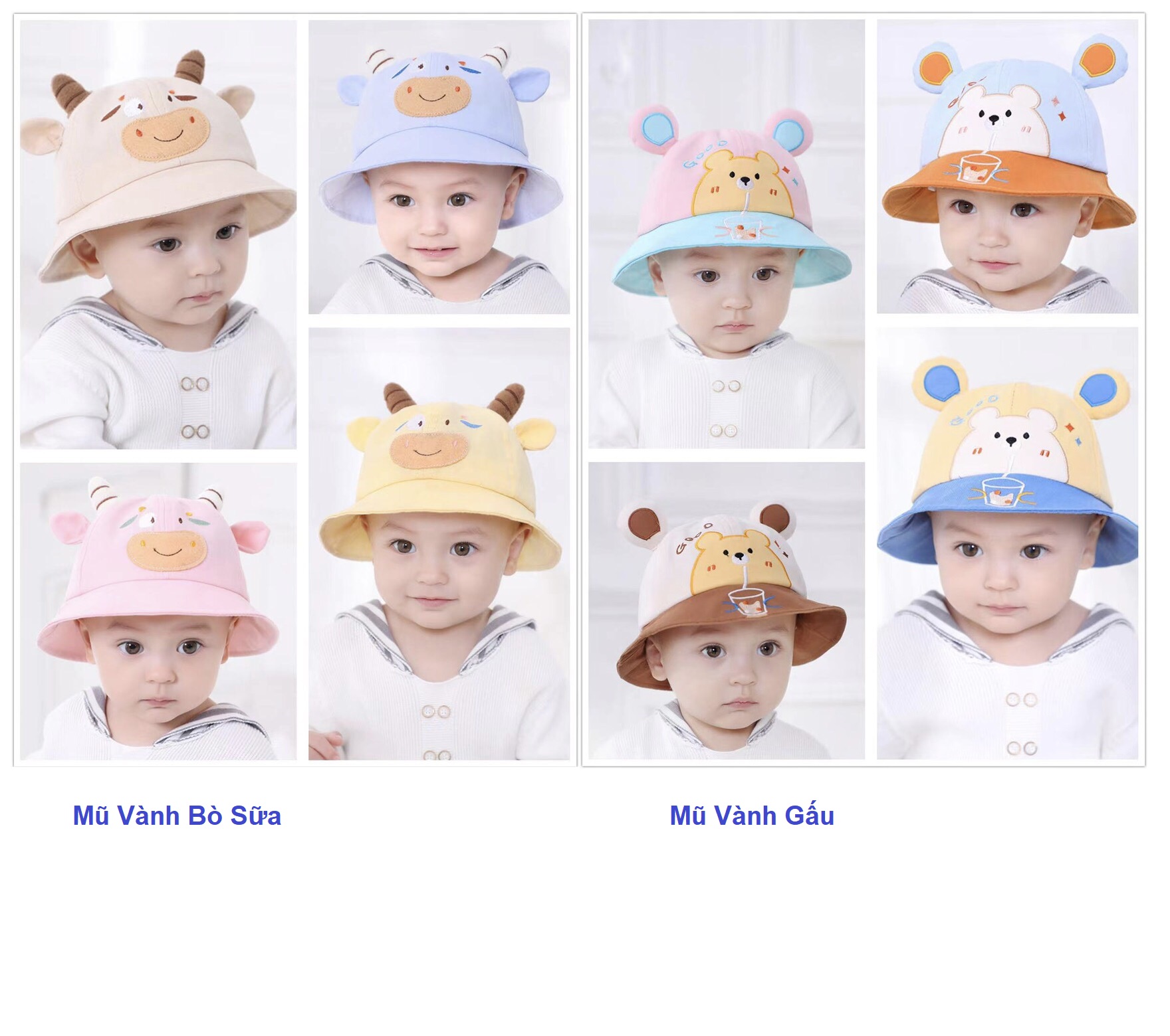 Mũ Vành Có Tai Thời Trang Chống Nắng – thienduongtretho.com