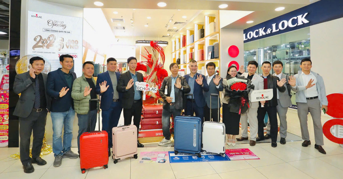 ECHOLAC Long Biên khai trương - Truyền thông đổ dồn sự quan tâm