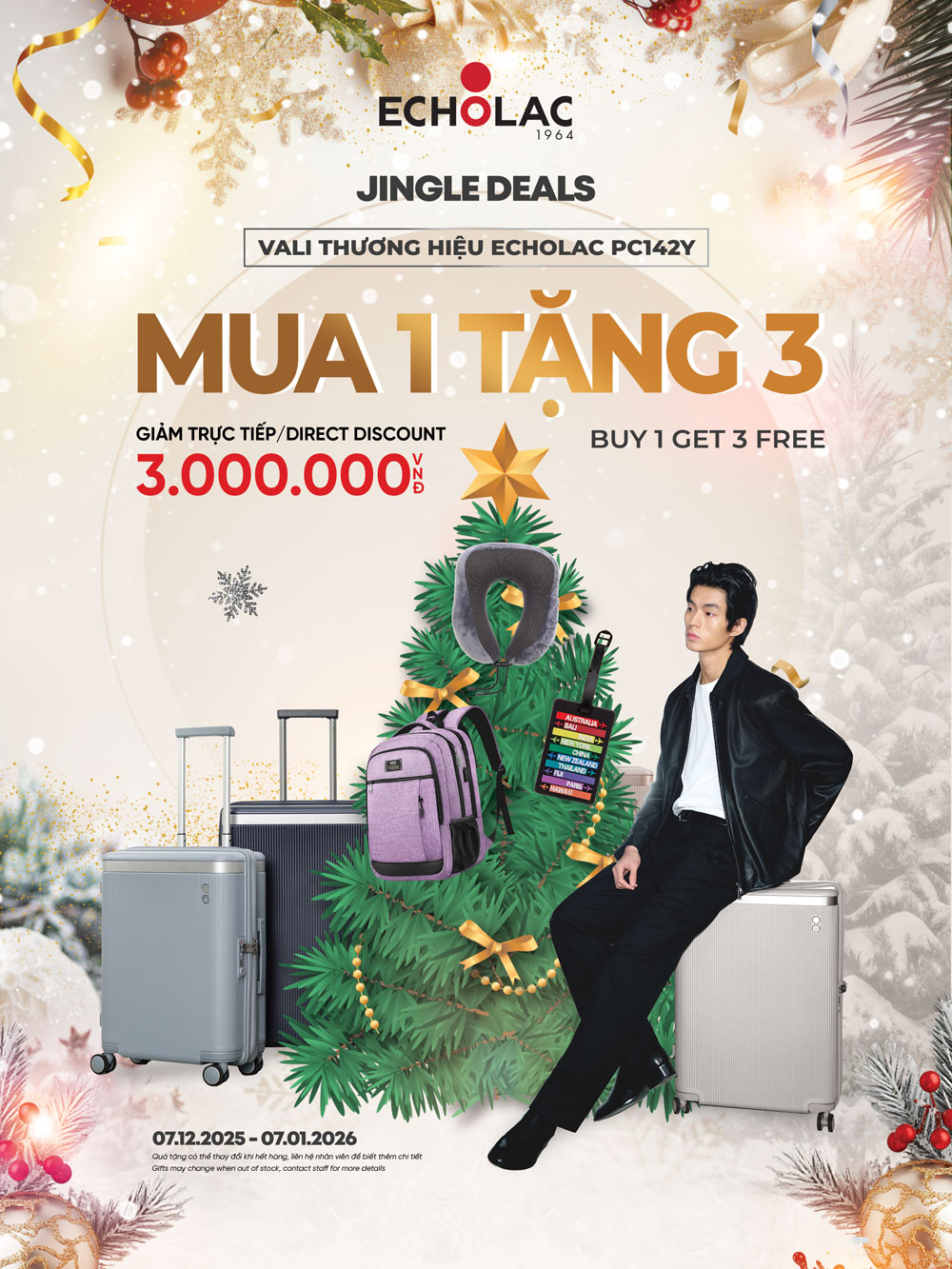 Top vali cao cấp nên mua cuối năm: Echolac - ELLE - Antler - Verage