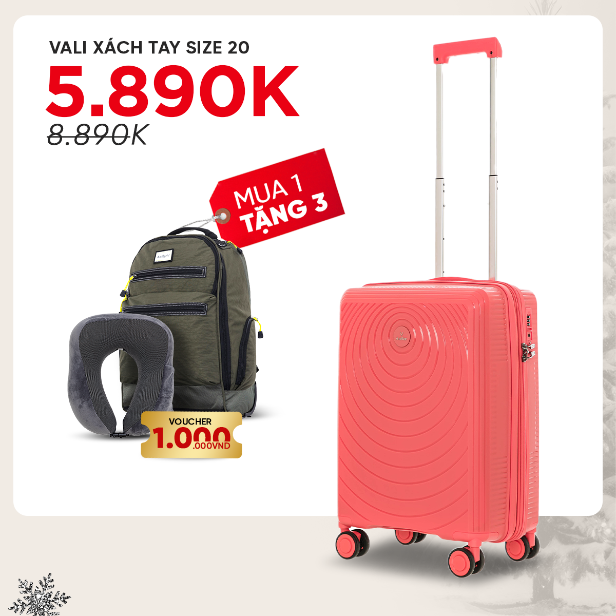 Top vali cao cấp nên mua cuối năm: Echolac - ELLE - Antler - Verage