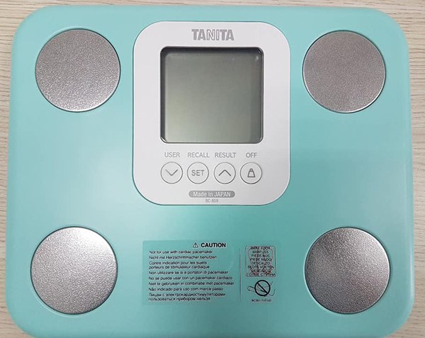 Cân điện tử Tanita BC859 LB2 (màu xanh ngoc) | HÀNG BẾP