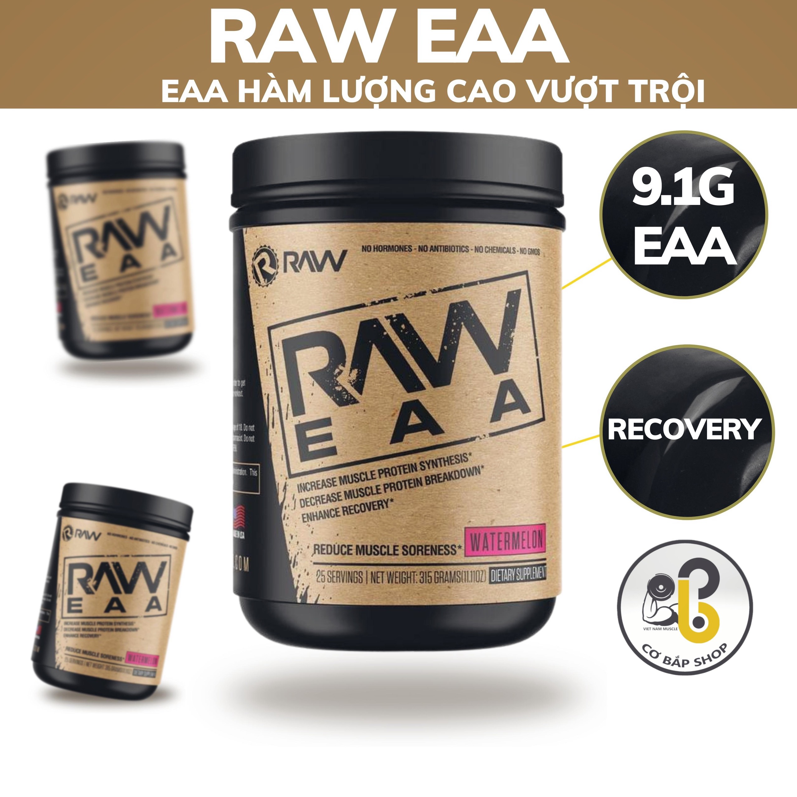 RAW EAA 30SERVINGS - Cơ Bắp Shop