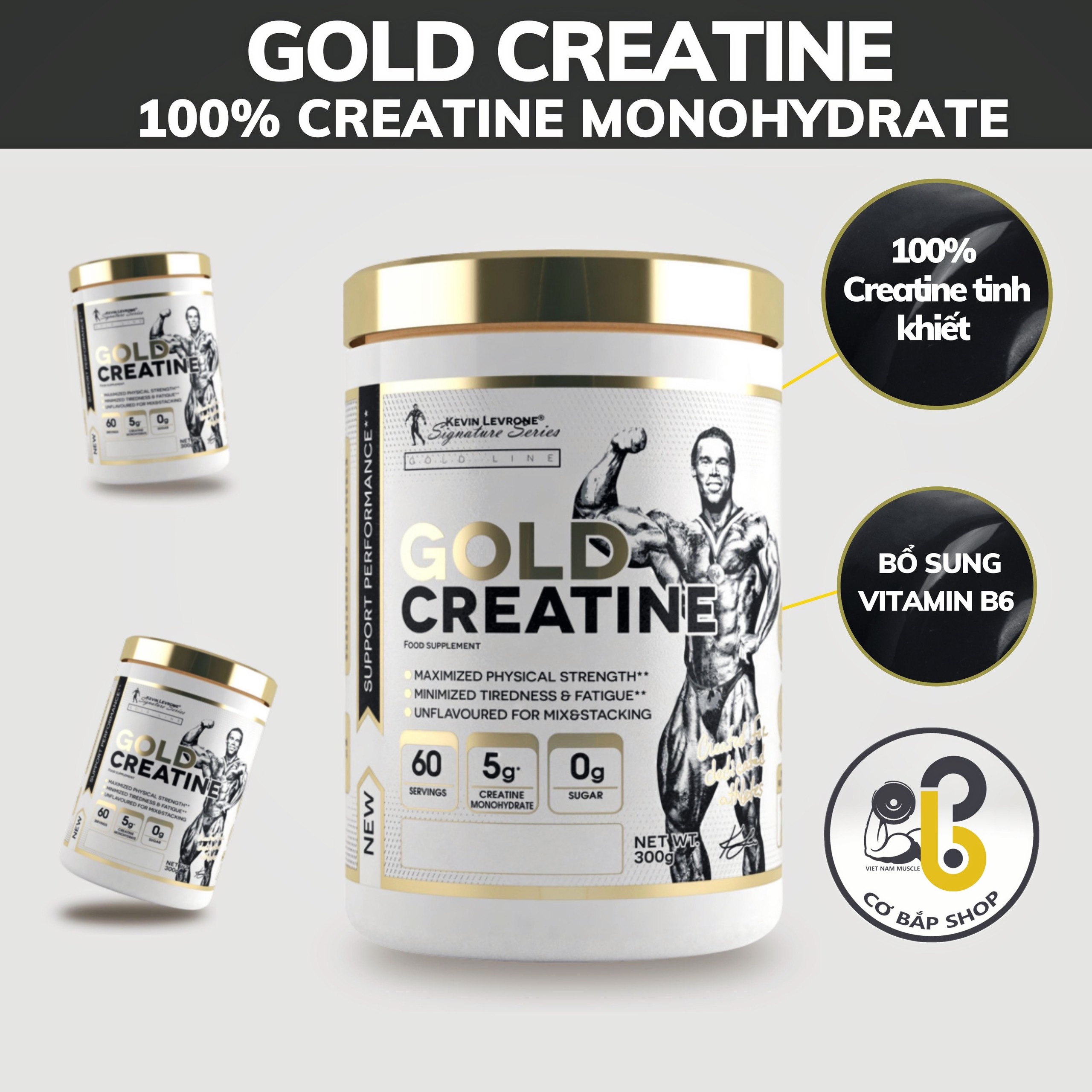 GOLD CREATINE 300G - Cơ Bắp Shop