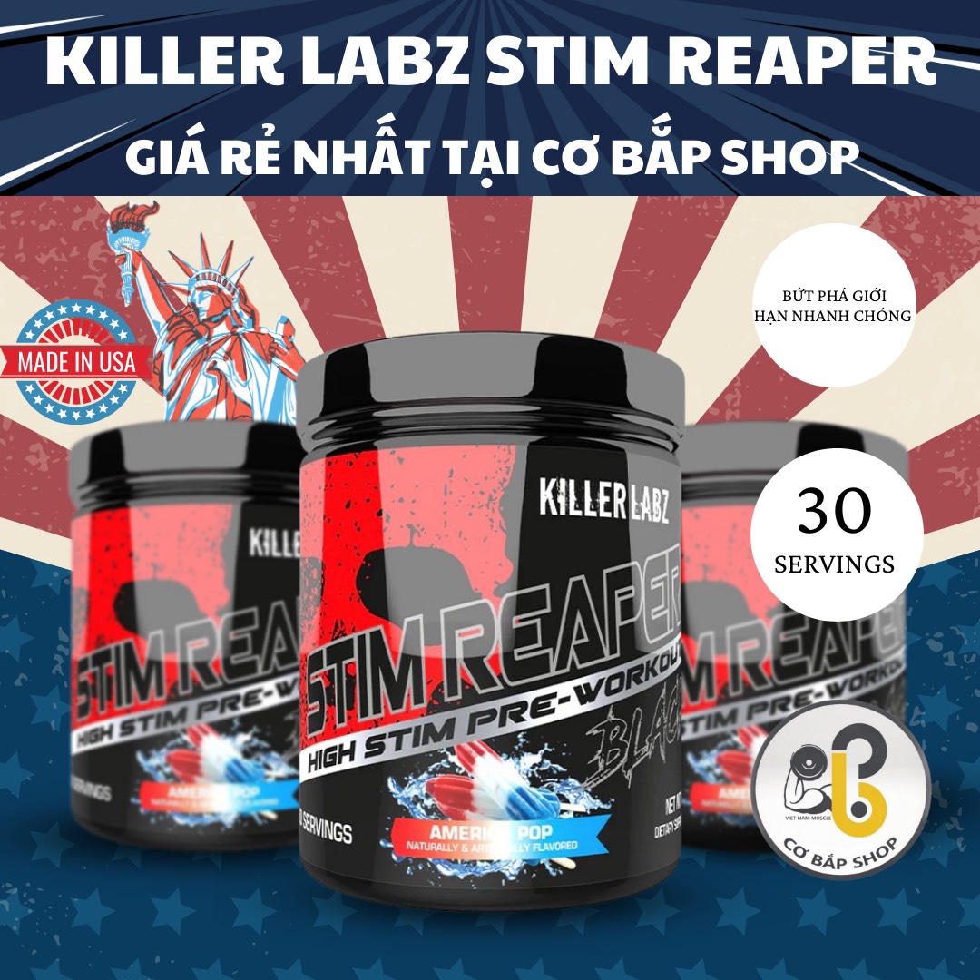 KILLER LABZ STIM REAPER PRE WORKOUT 180G - Cơ Bắp Shop