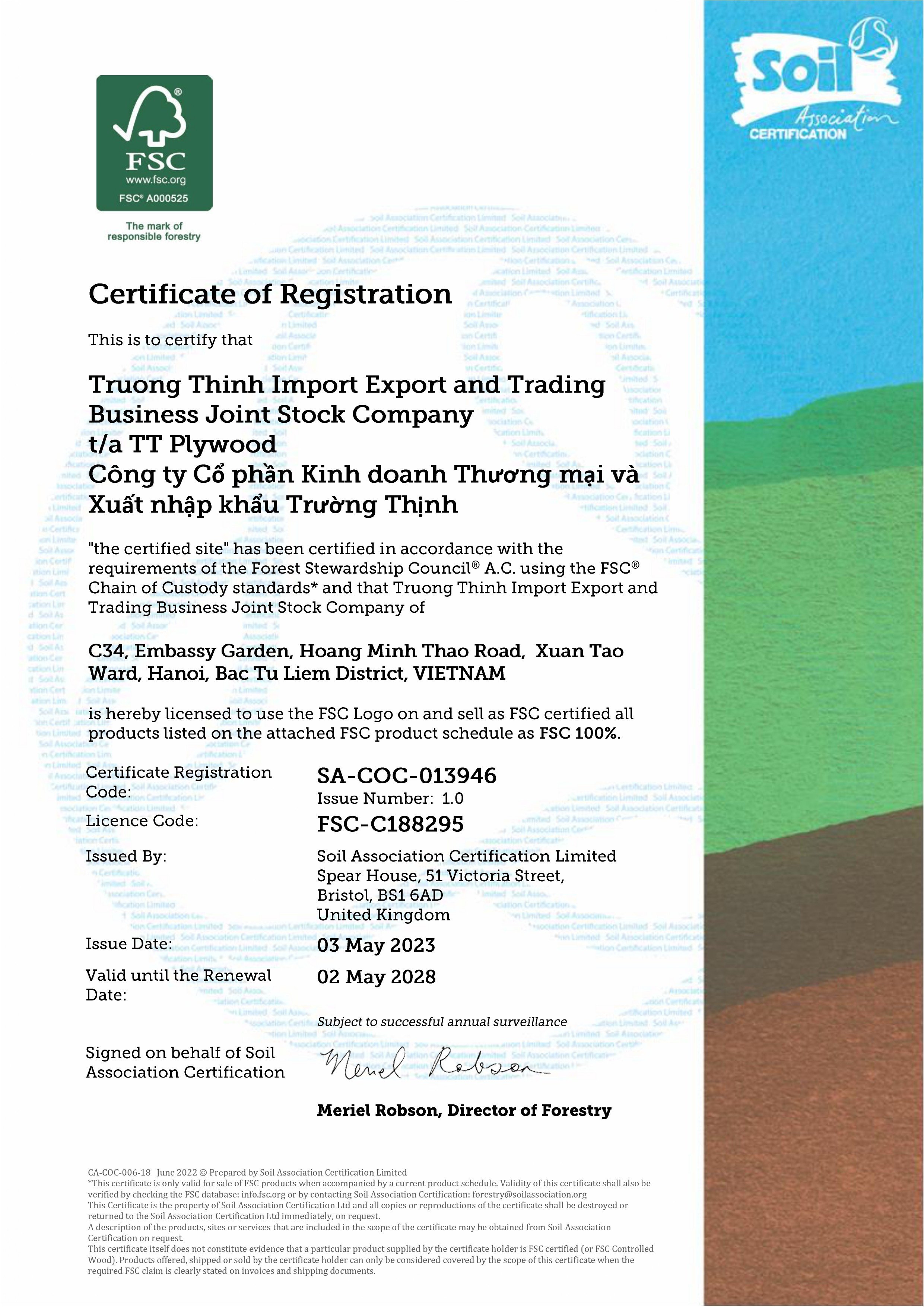 TTP NOW IS READY TO EXPORT PLYWOOD TO EUROPE MARKET WITH FSC CERTIFICA