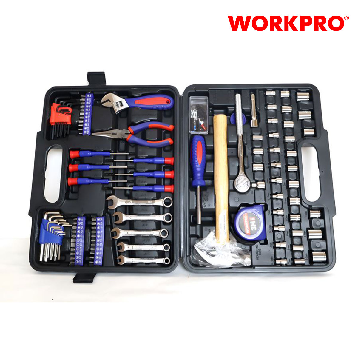 Bộ đồ nghề 165 chi tiết Workpro WP209022