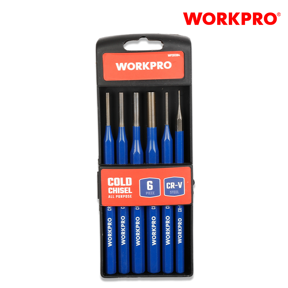 Bộ đục sắt 6 cái Workpro - WP201304