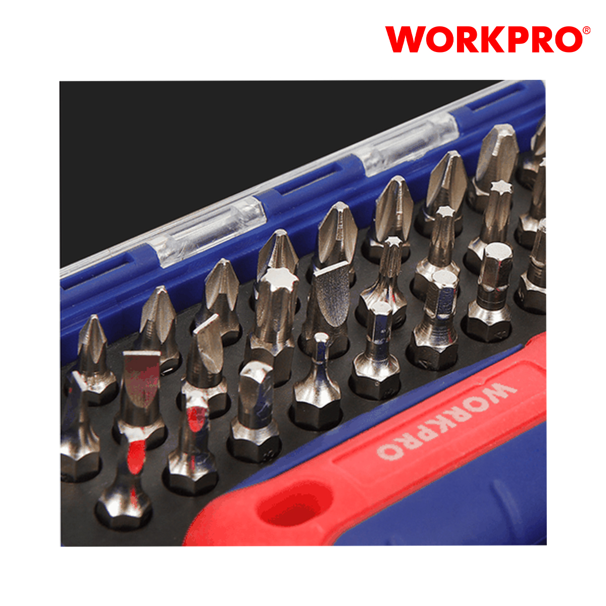 Bộ tua vít 36 cái, thép hợp kim CR-V Workpro - WP200517