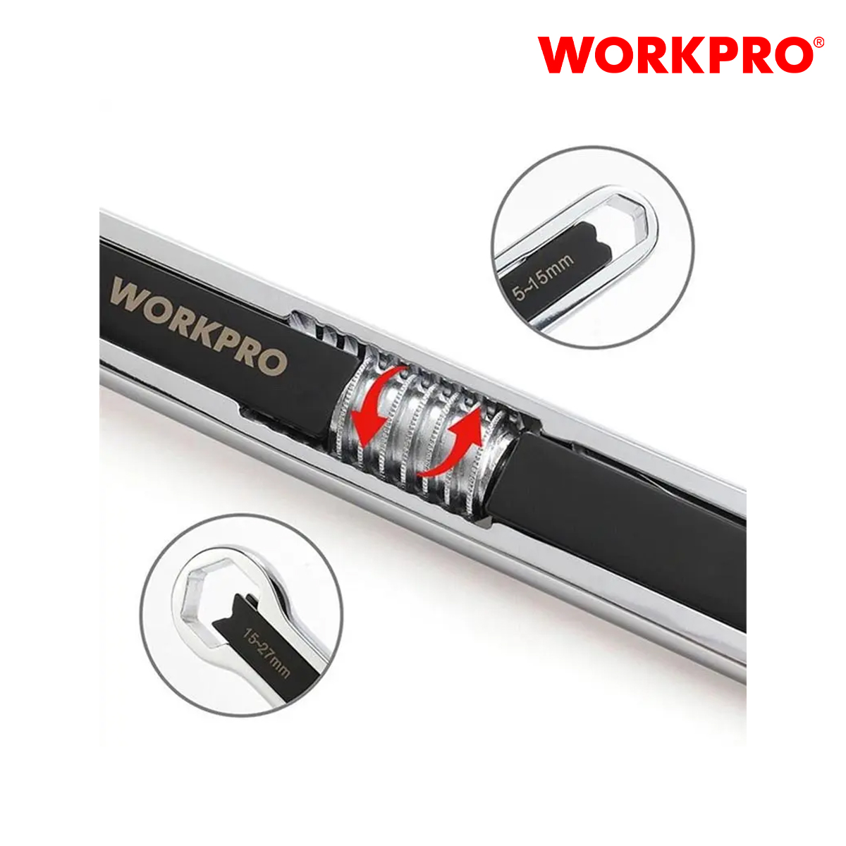 Cờ lê đa năng 5-27mm Workpro - WP272016