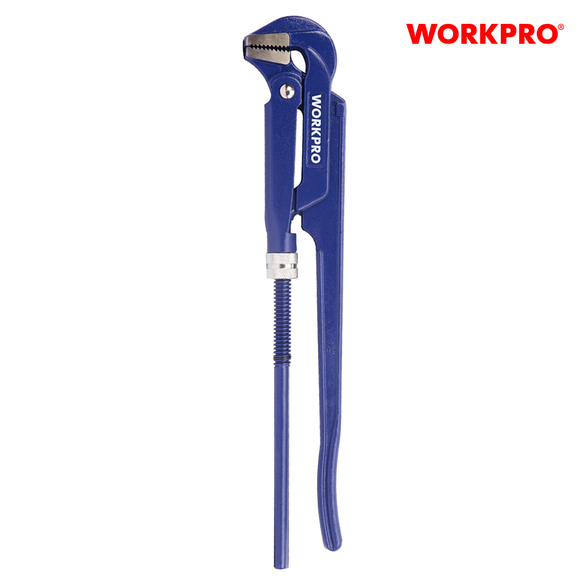 Cờ lê ống hàm thẳng 90 độ, điều chỉnh được, hàm mở 38mm (1-1/ inch ...