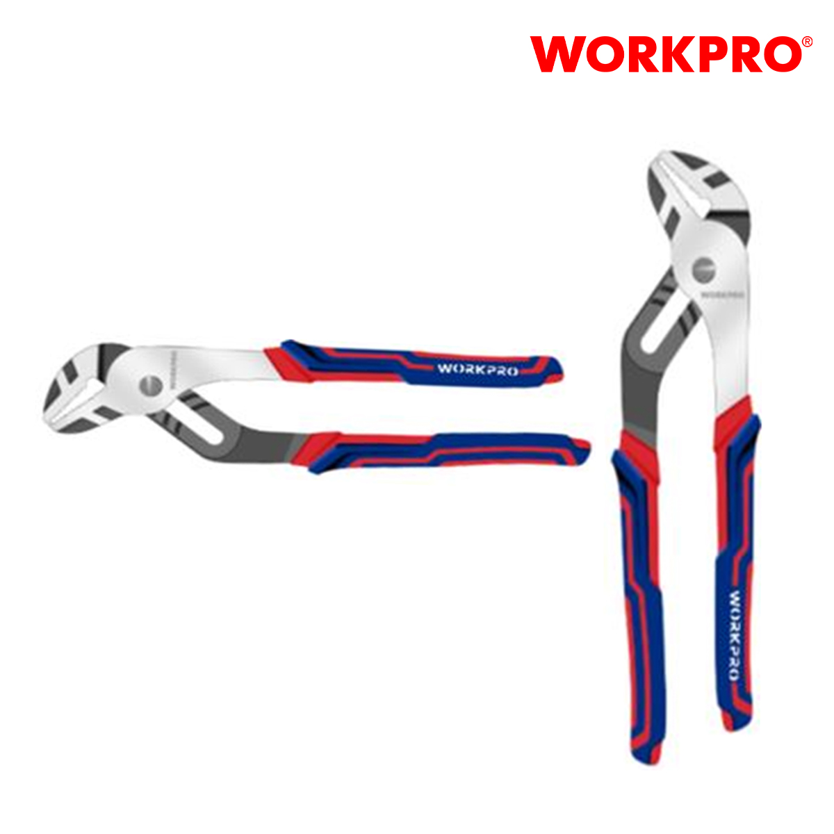 Kìm khớp trượt có rảnh bằng thép CR V, điều chỉnh được, kích thước 12 inches WP231112