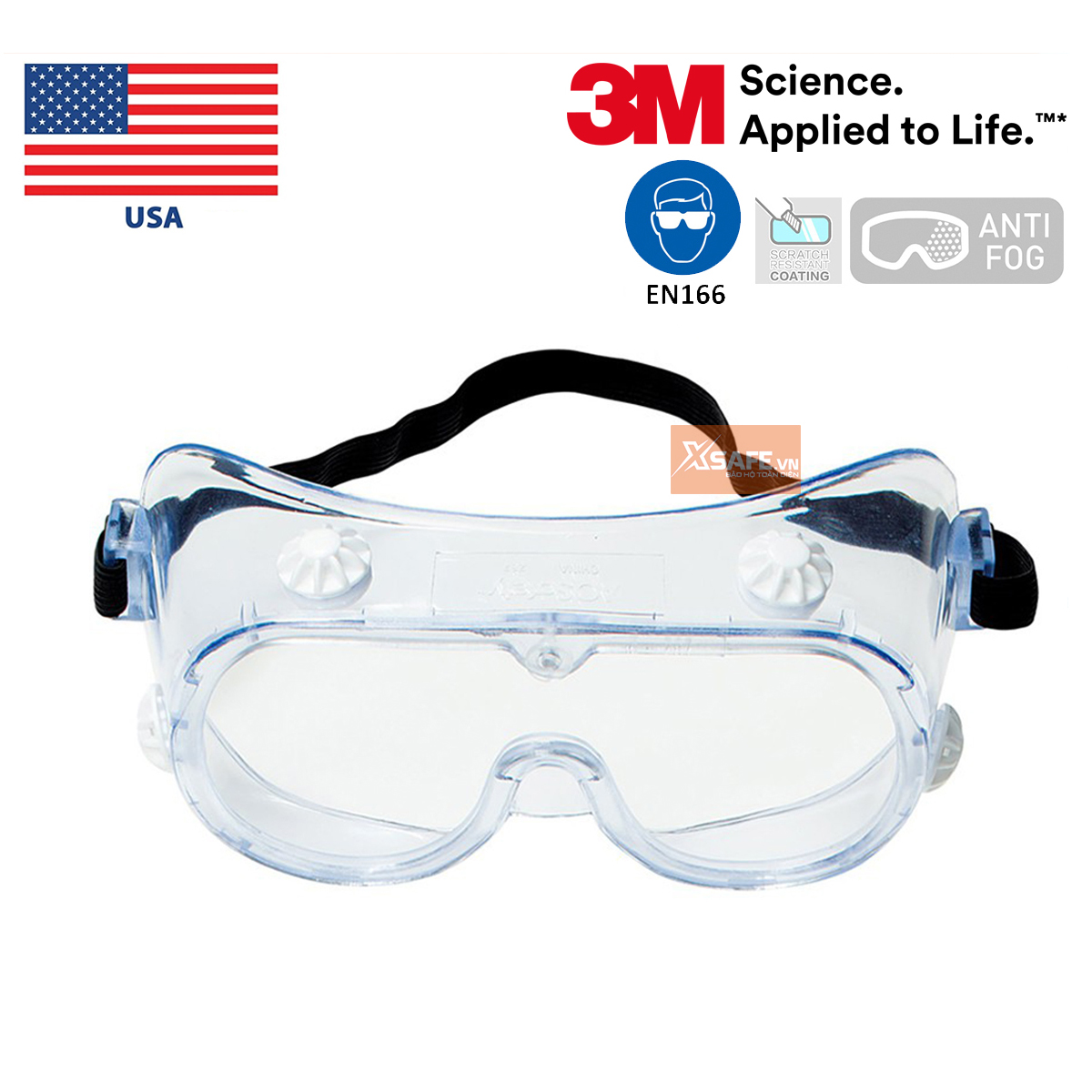 KÍNH CHỐNG HÓA CHẤT 3M 334AF