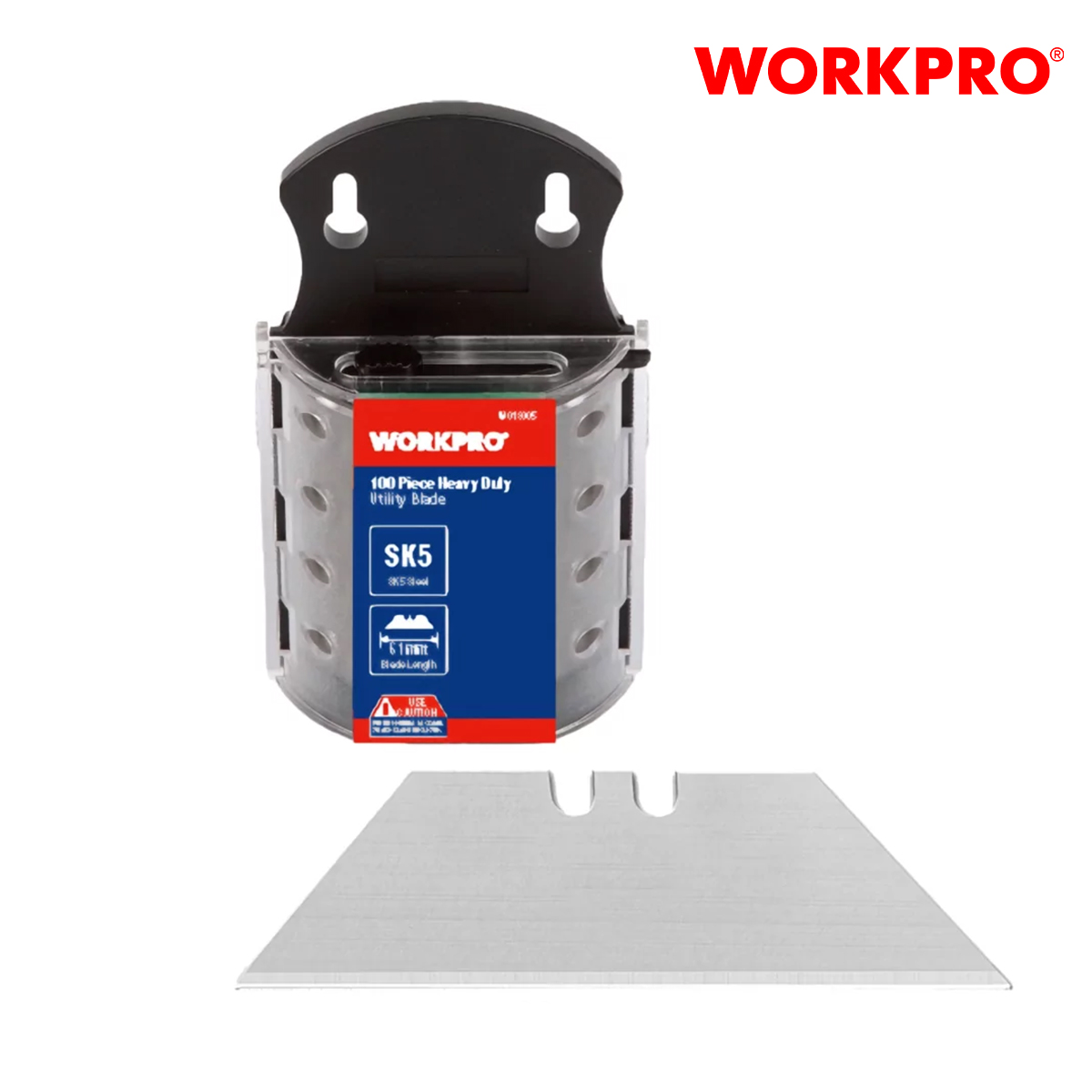 Lưỡi dao rọc giấy bằng thép SK5, (1set = 10 cái) Workpro - WP213003