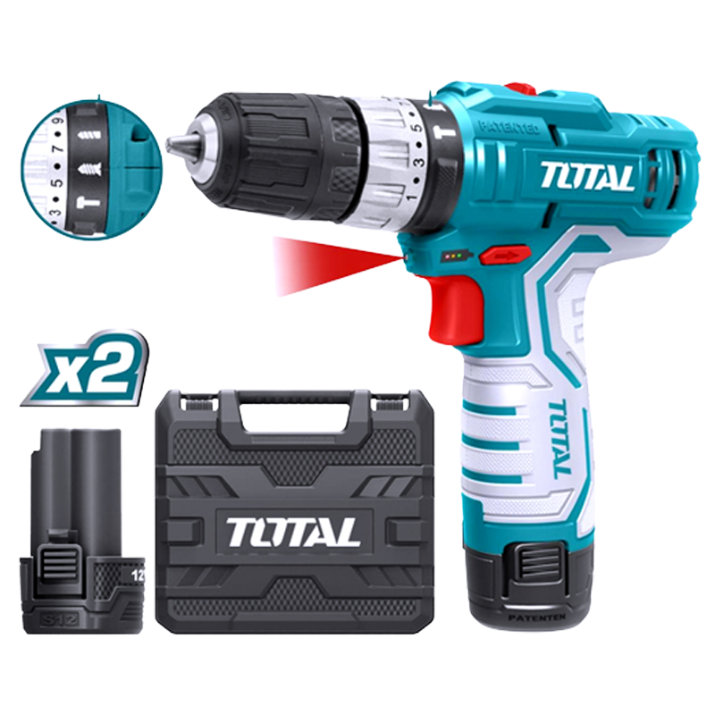 Máy Khoan Búa Dùng Pin 12V TOTAL TIDLI1232