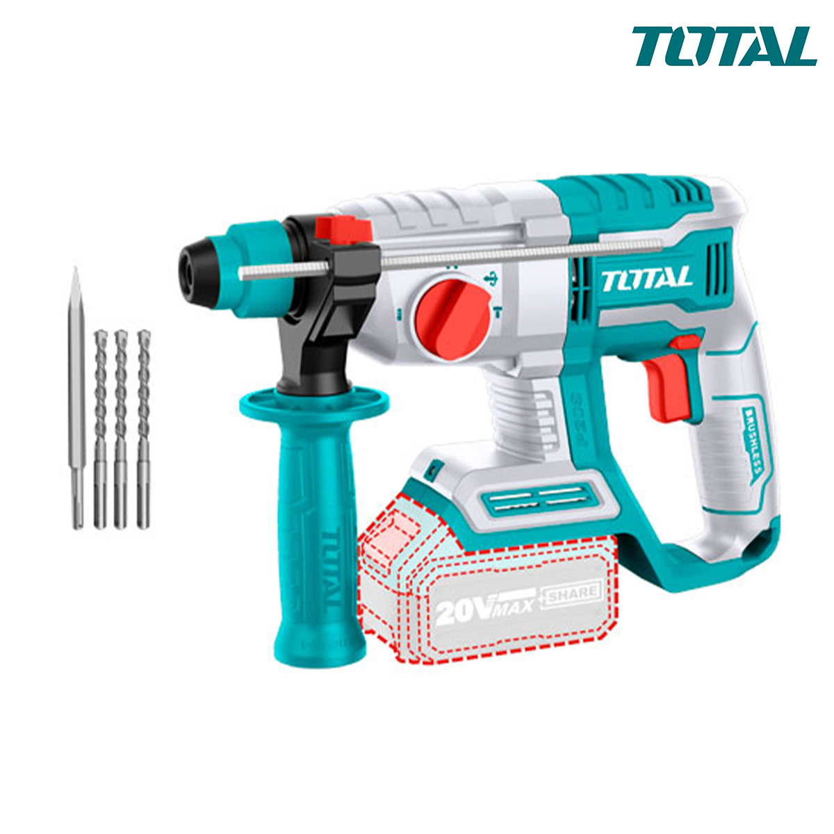 Máy khoan đục dùng pin 20V - TRHLI20208