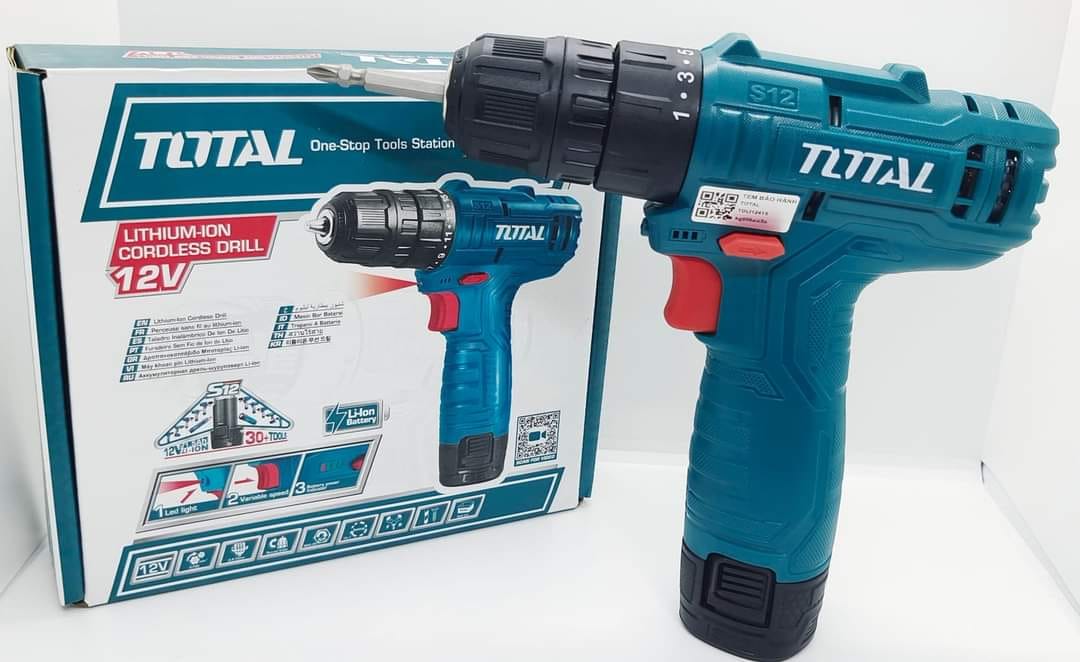 Máy khoan dùng pin Lithium TOTAL S12 TDLI12415