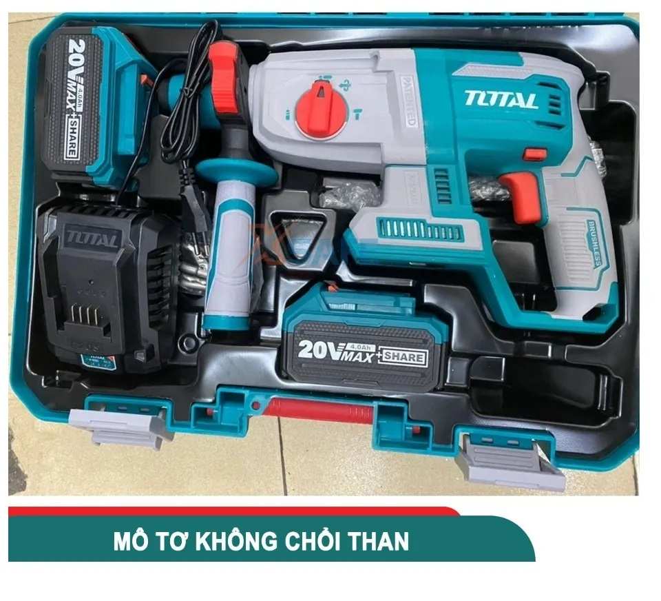 Máy khoan búa dùng pin Total TRHLI20228 20V
