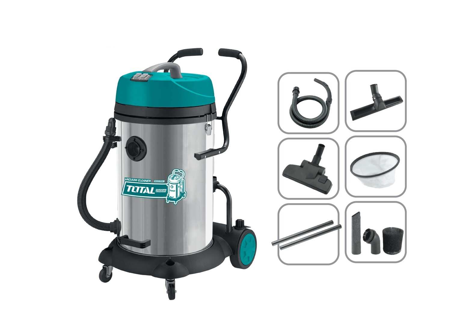 Máy hút bụi công nghiệp 75L TOTAL TVC24751