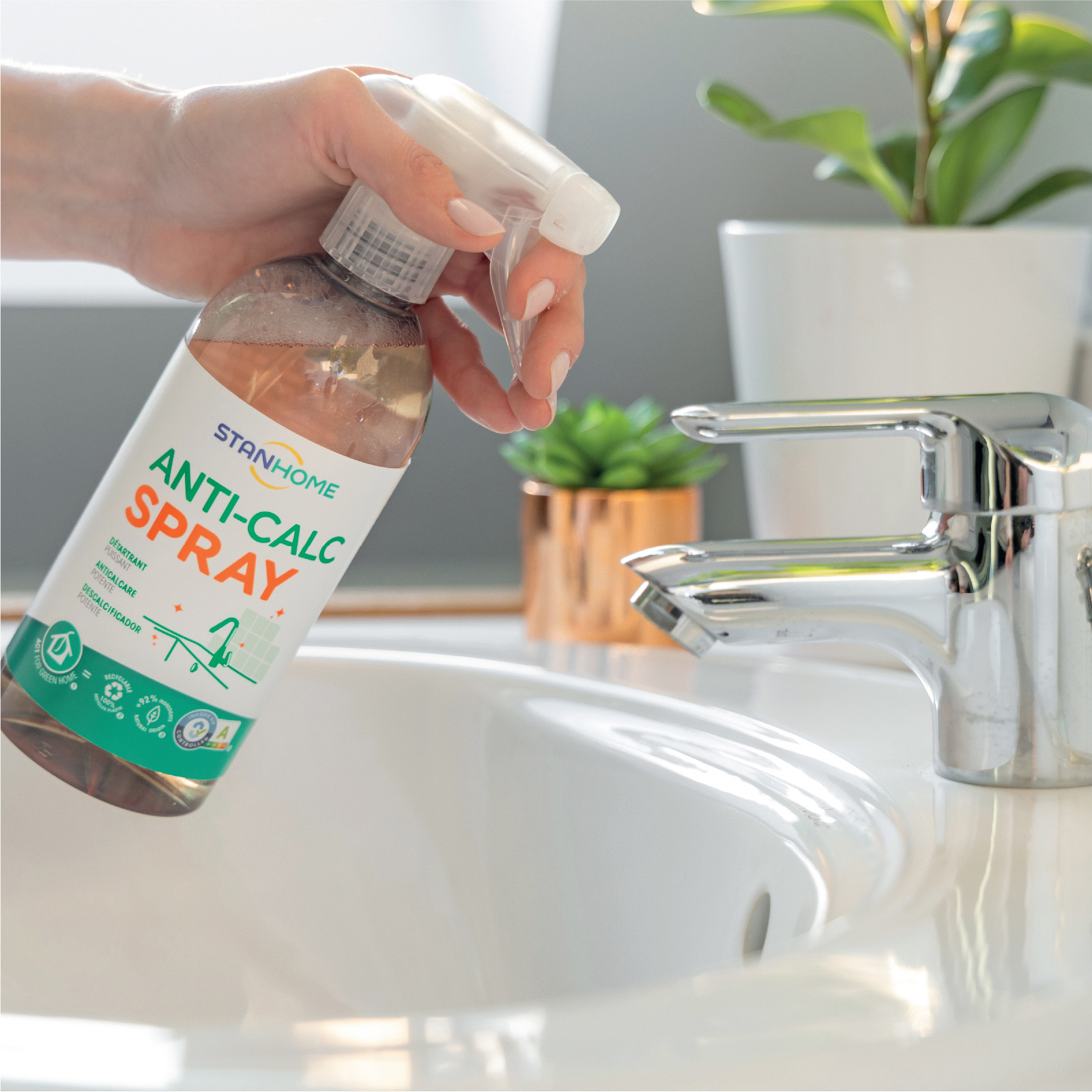 Siêu tẩy cặn canxi, nước cứng chuyên sâu ANTI CALC STANHOME 500ml ...