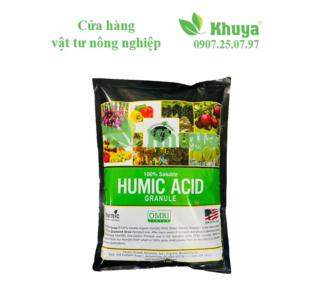 Humic acid bột 1kg - CỬA HÀNG VẬT TƯ NÔNG NGHIỆP KHUYA