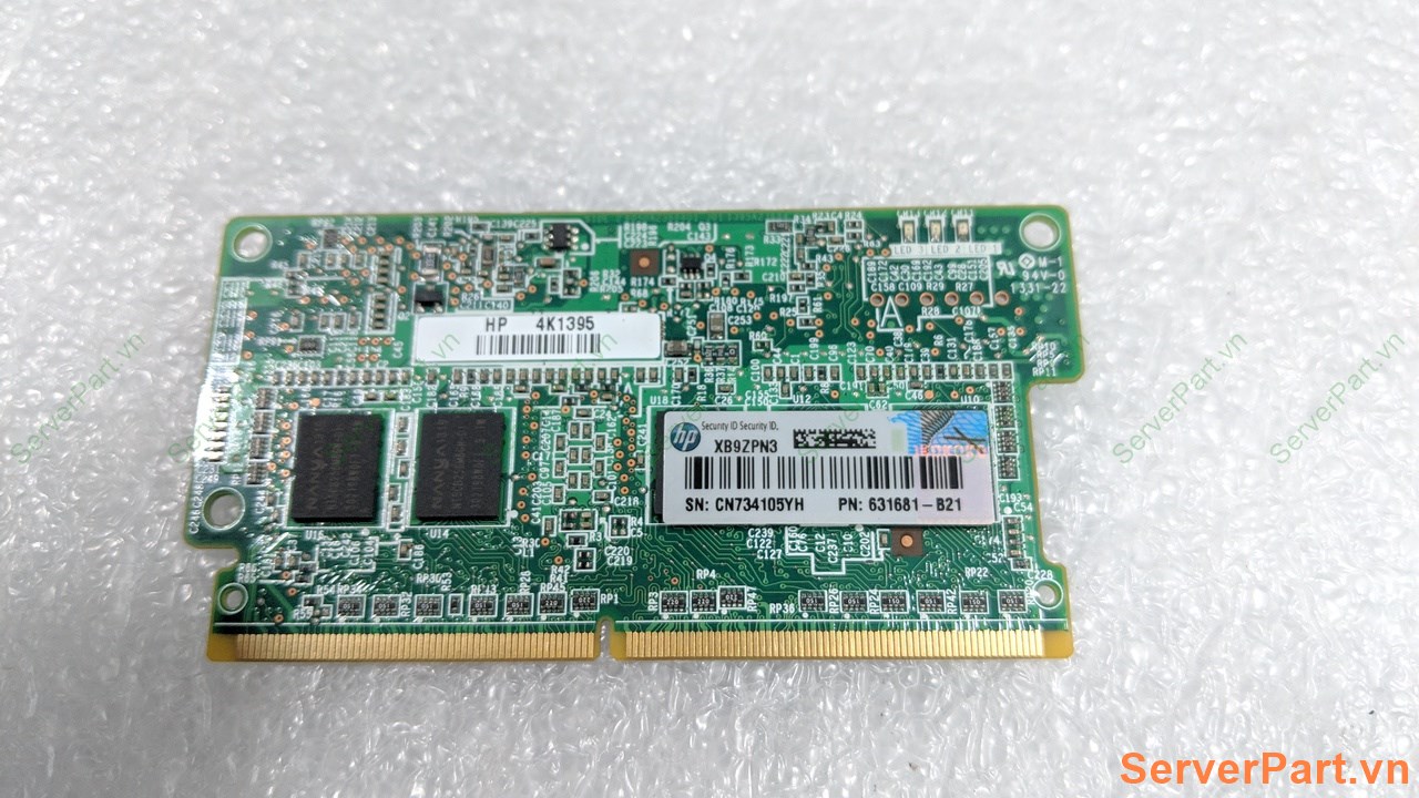 633543-001 610675-001 631681-B21 Bộ nhớ cache HP 2gb FBWC Flash Backed ...