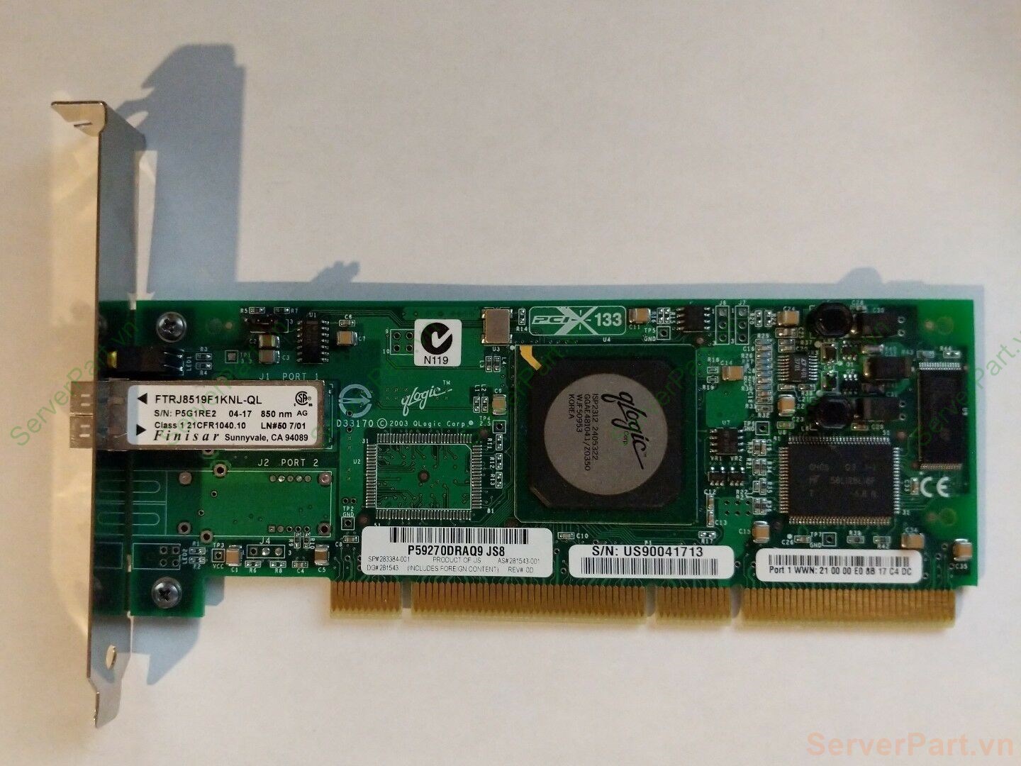283384-001 281543-001 Cạc HBA Card FC HP QLogic QLA2340 2Gb pci-x 1 ...