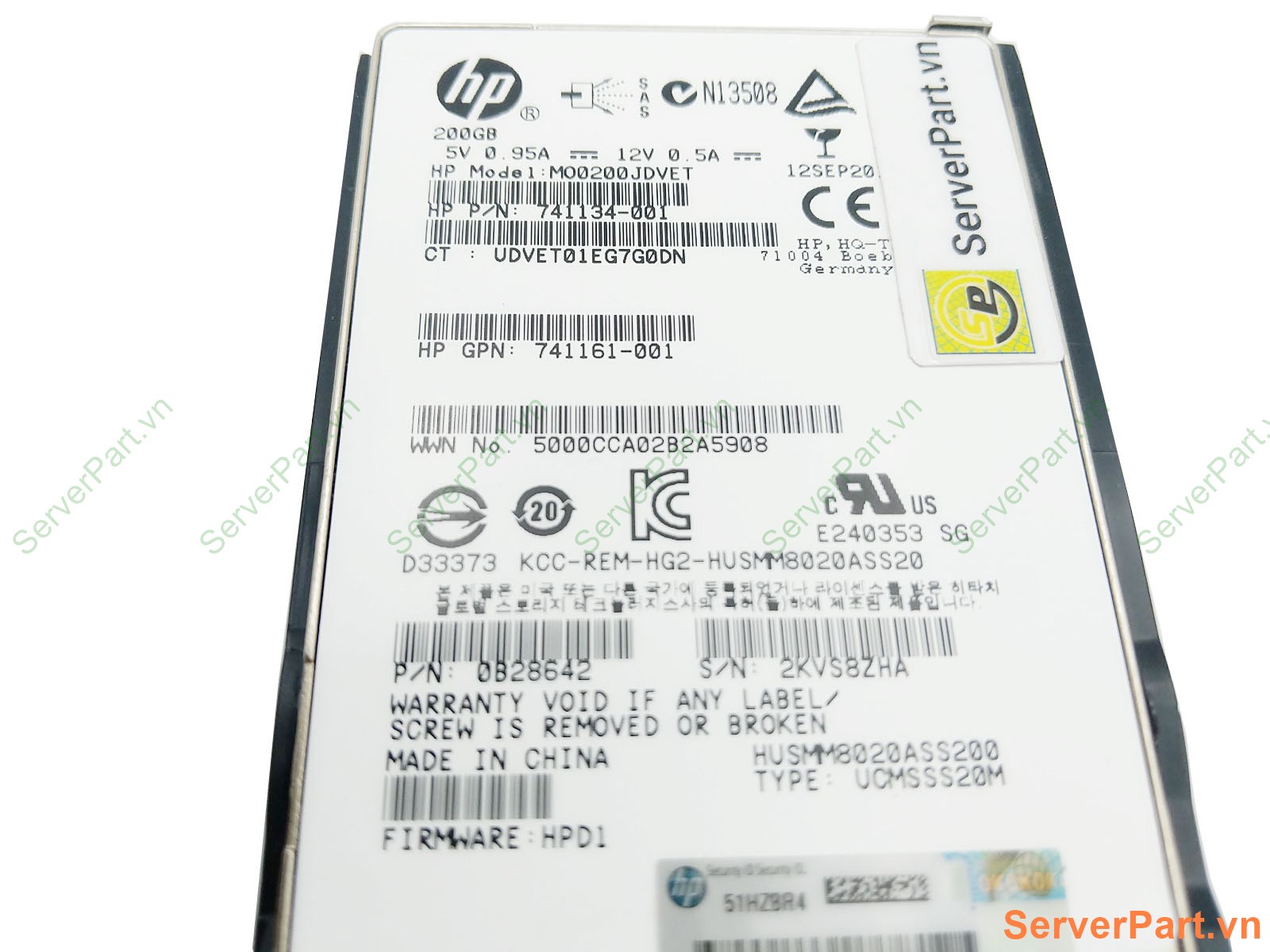 741138-B21 741224-001 741134-001 741161-001 0B28642 HUSMM8020ASS200 Ổ ...