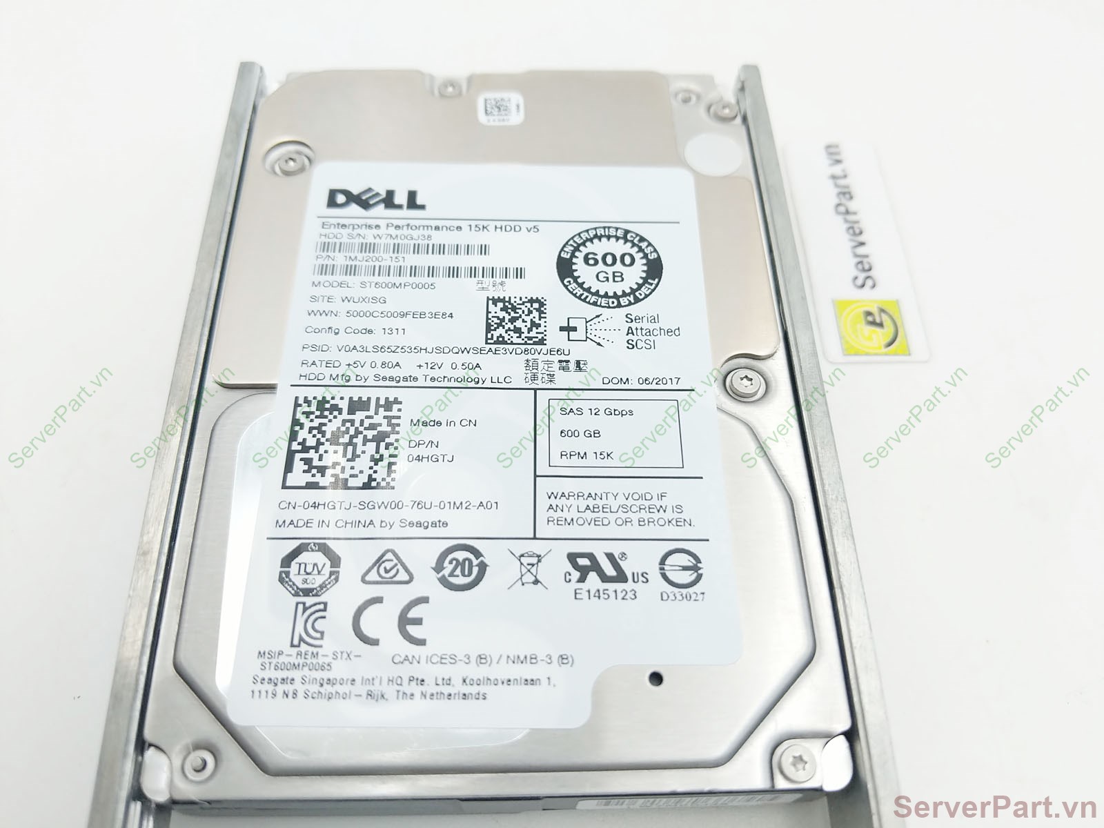 04HGTJ ST600MP0005 1MJ200-151 Ổ cứng HDD SDell 600Gb 15K 2.5" 12G ...