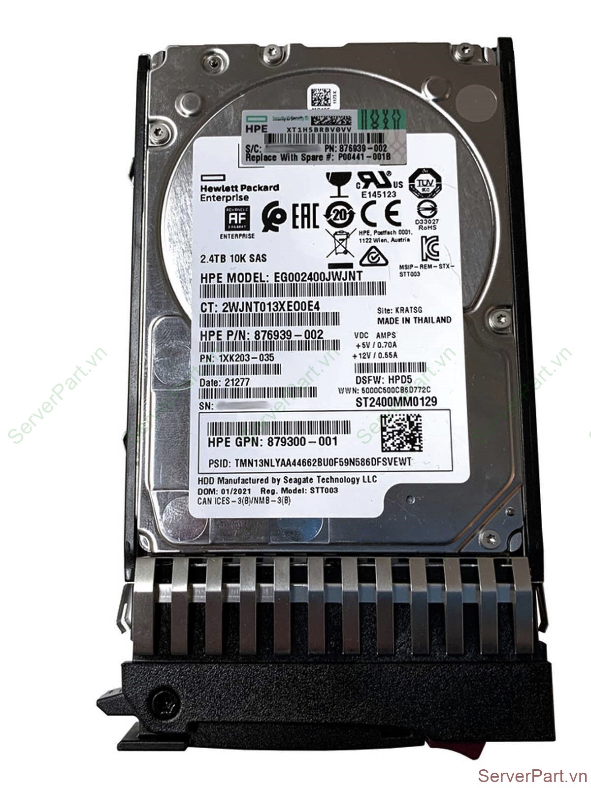 Ổ cứng HDD SAS HP 2.4TB 10K 2.5" 12G MSA Q2R41A sp P00441-001 pn 87693 ...