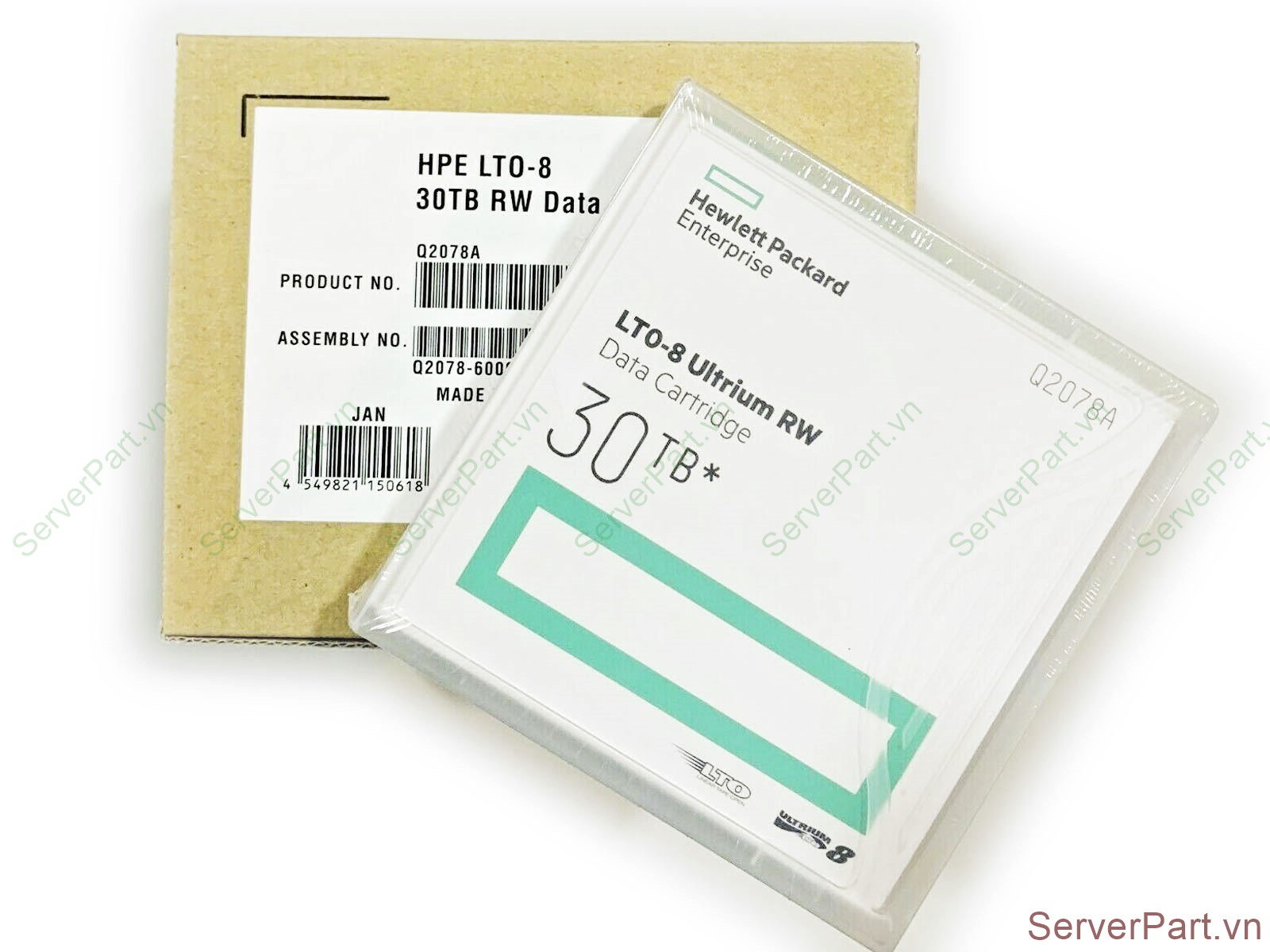 Băng từ Cartridge HP HPE LTO8 Ultrium 30TB Data Cartridge Q2078A ...
