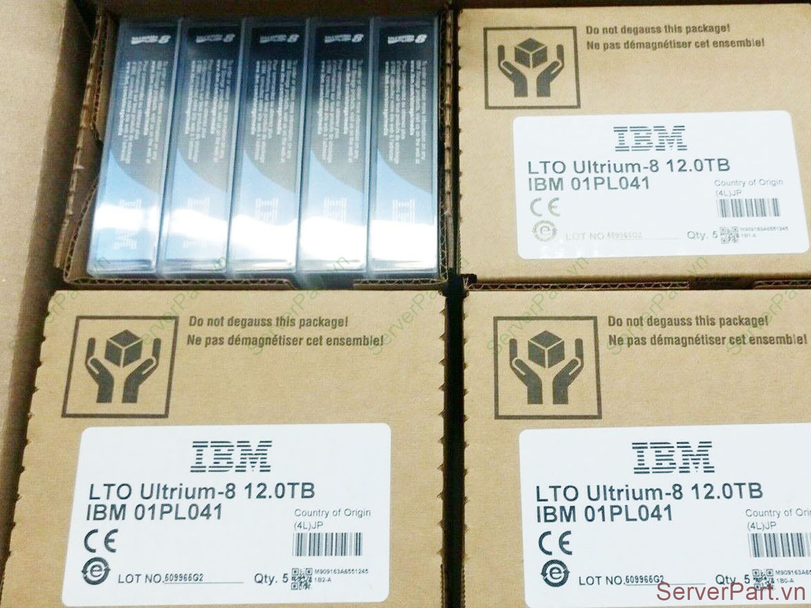 Băng từ Cartridge IBM LTO8 Ultrium 12TB 30TB Data Tape Cartridge 01PL0 ...