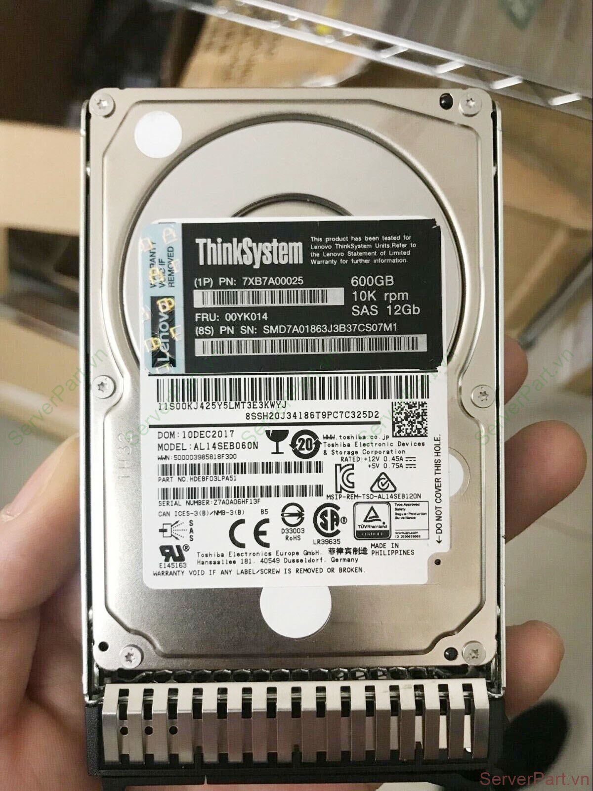 Ổ cứng HDD SAS IBM Lenovo 600Gb 10K 2.5" 12Gbps 00YK014 7XB7A00025 ST6 ...