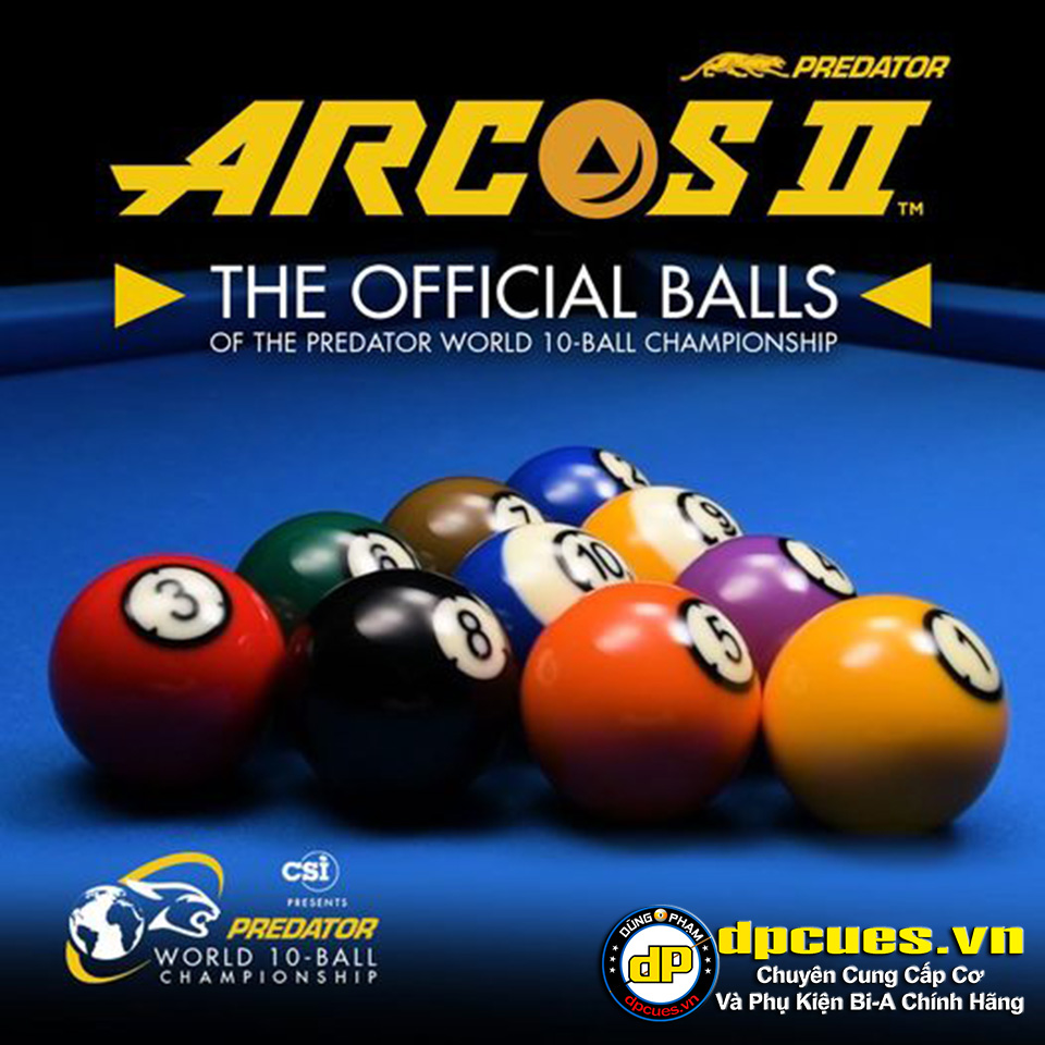 Predator Arcos II Reserve Pool Balls | DPCUES - Dũng Phạm Billiards Shop