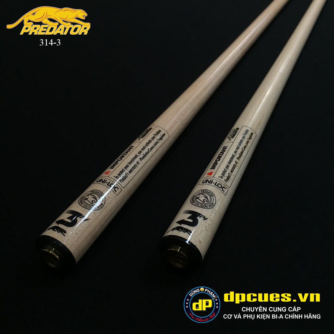 Ngọn Predator 314-3 Uni-loc | DPCUES - Pro Billiards Shop