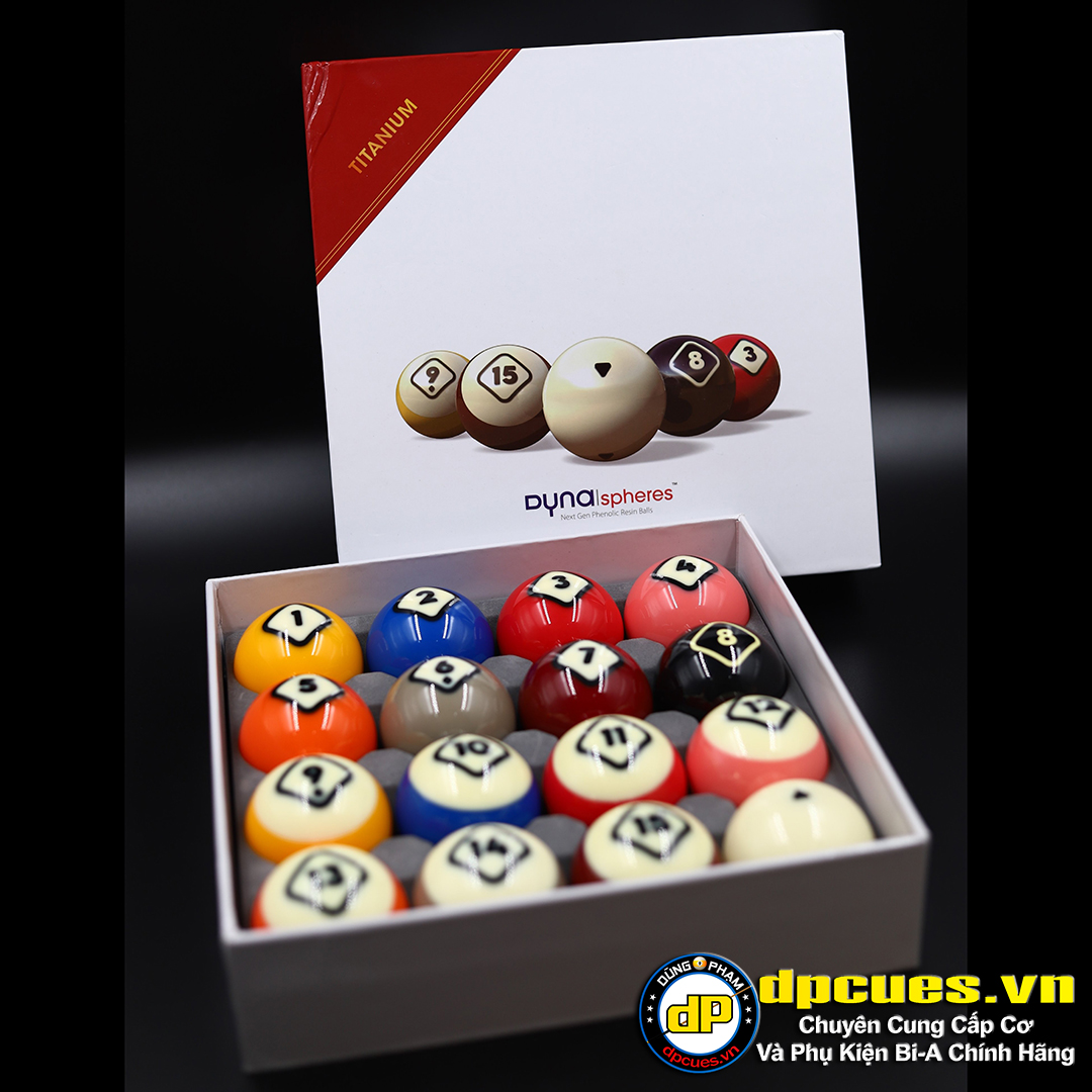 Bi DYNASPHERE Next Gen Phenolic Resin Billiard Pool Ball TITANIUM