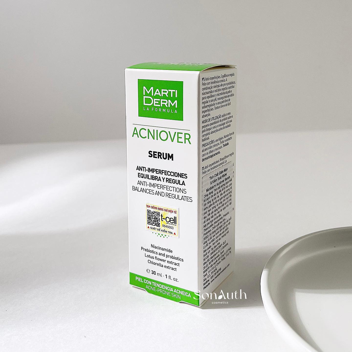Tinh Chất Martiderm Acniover Serum 30ml (NK) | SonAuth Official