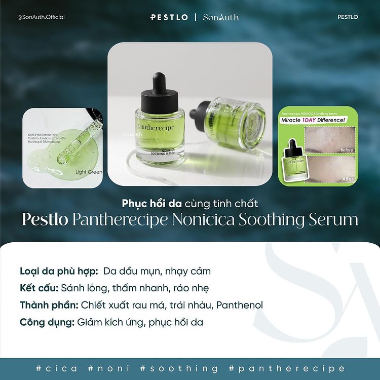 Pestlo Pantherecipe Nonicica Soothing Serum 30ml (NK) | SonAuth Official