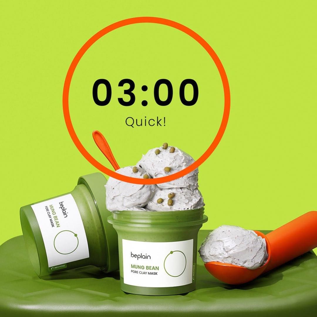 Mặt Nạ Đất Sét Beplain Mung Bean Pore Clay Mask 120ml | SonAuth Official