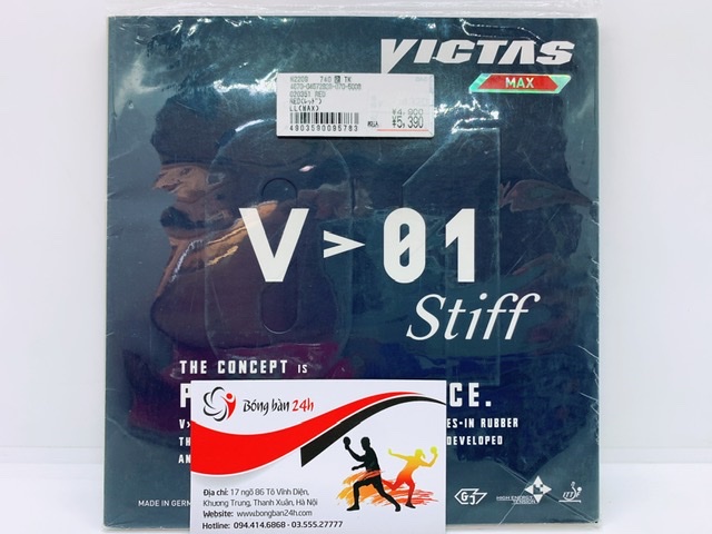 Victas V> 01 Stiff phiên bản nâng cấp mặt vợt cao cấp Victas V> 01 Bongban24h.com