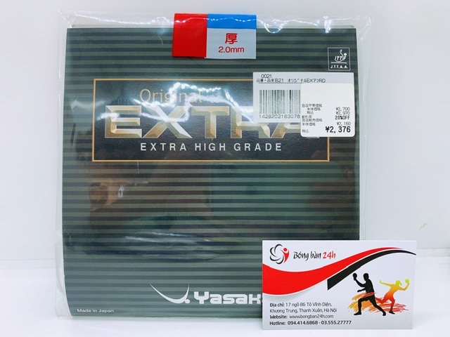 Yasaka Extra Original sự bắt đầu hoàn hảo cho người chơi bóng bàn ...