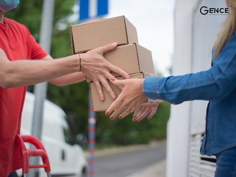 Túi xách tay nữ Gence cao cấp TX09 đỏ