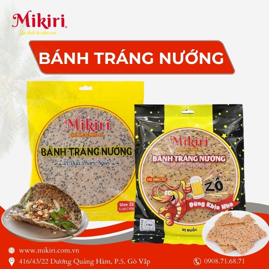 Điểm danh các loại bánh tráng nướng Mikiri